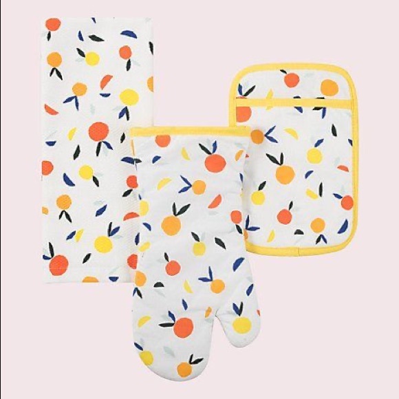 kate spade | Kitchen | Kate Spade New York Scattered Citrus Oven Mit ...